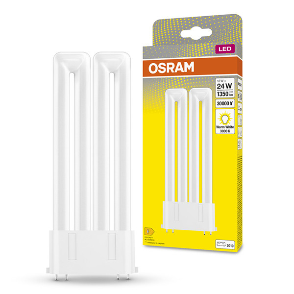 Osram LED lamp 2G10 | PL-L | Mat | 3000K | 1350 lumen | 12W (24W) Osram ...